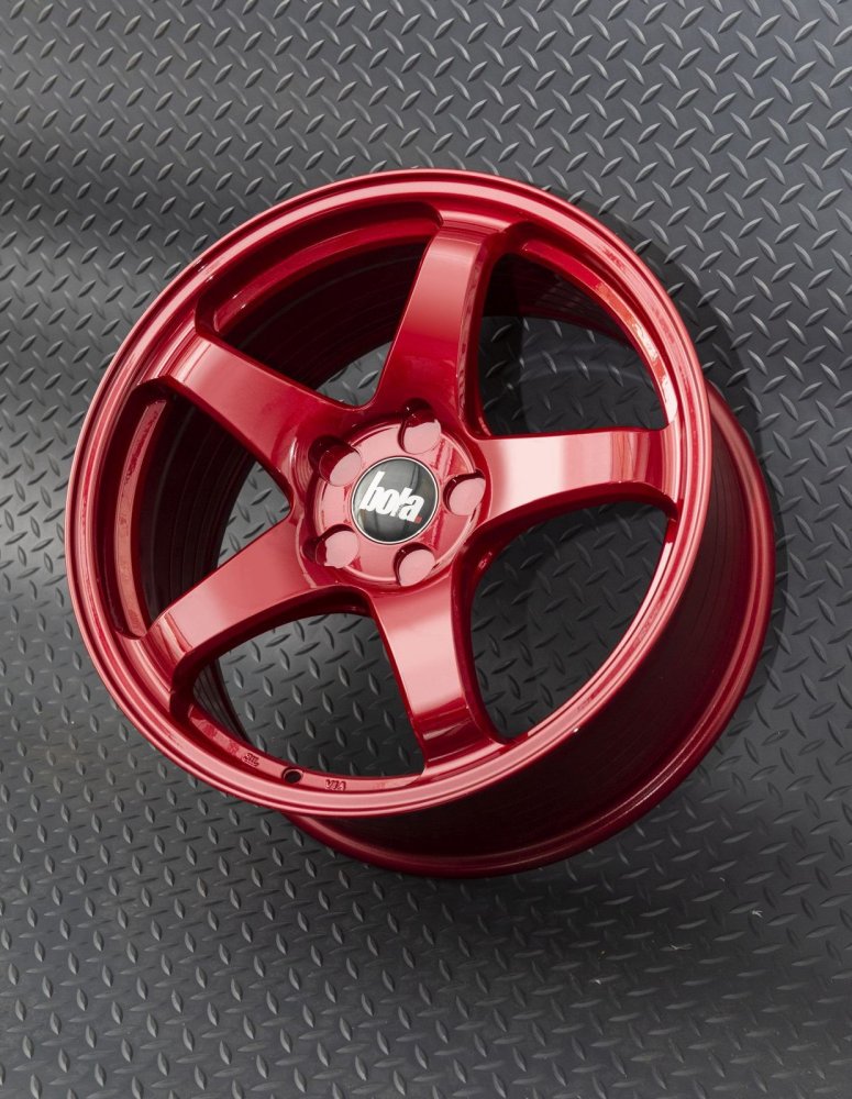 BM Autosport - New 18 Inch BOLA B2R Alloy Wheels In Candy Red, Flow Form...