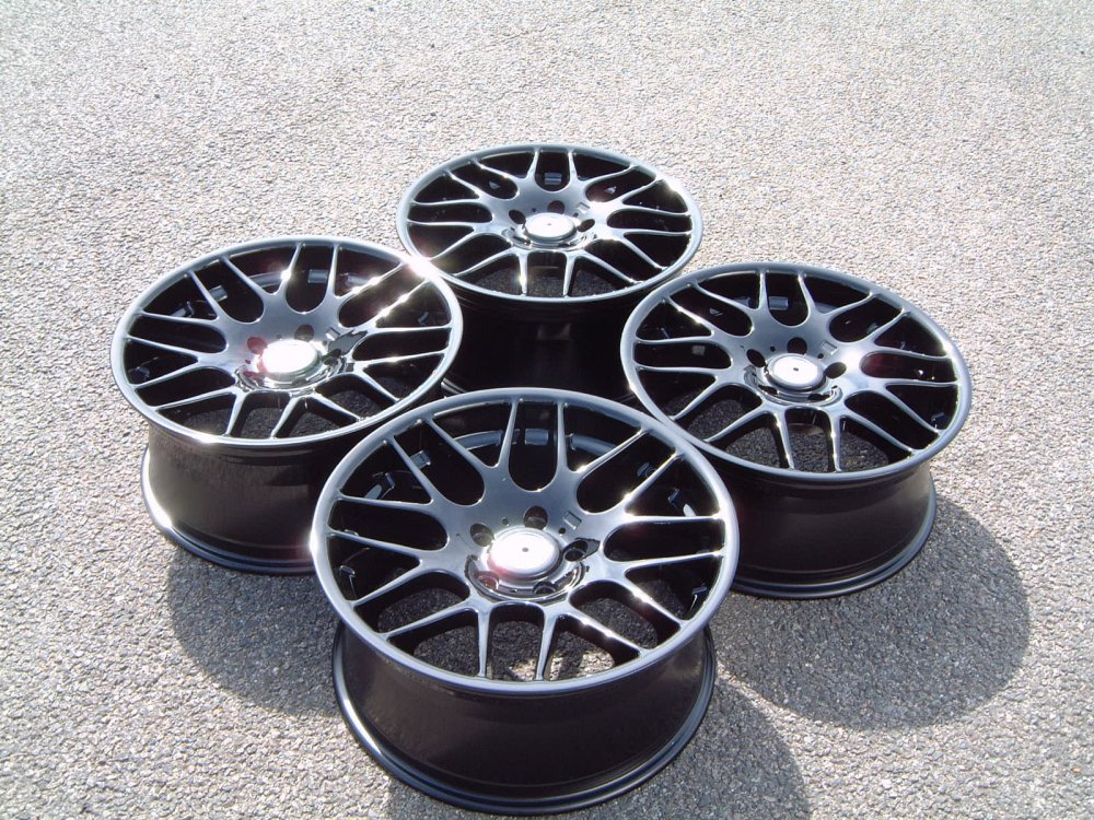 BM Autosport - NEW 18 INCH RIVA FOX DTM CSL ALLOY WHEELS IN GLOSS BLACK ...