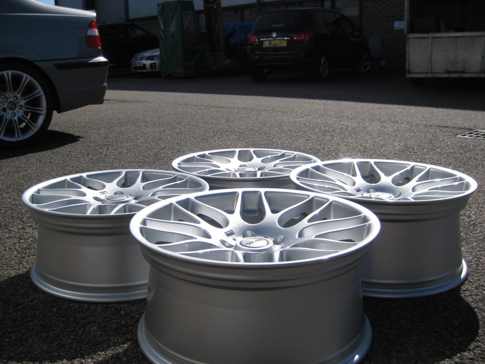 BM Autosport - NEW 19 INCH FOX RIVA DTM CSL ALLOY WHEEL IN SILVER WITH D...