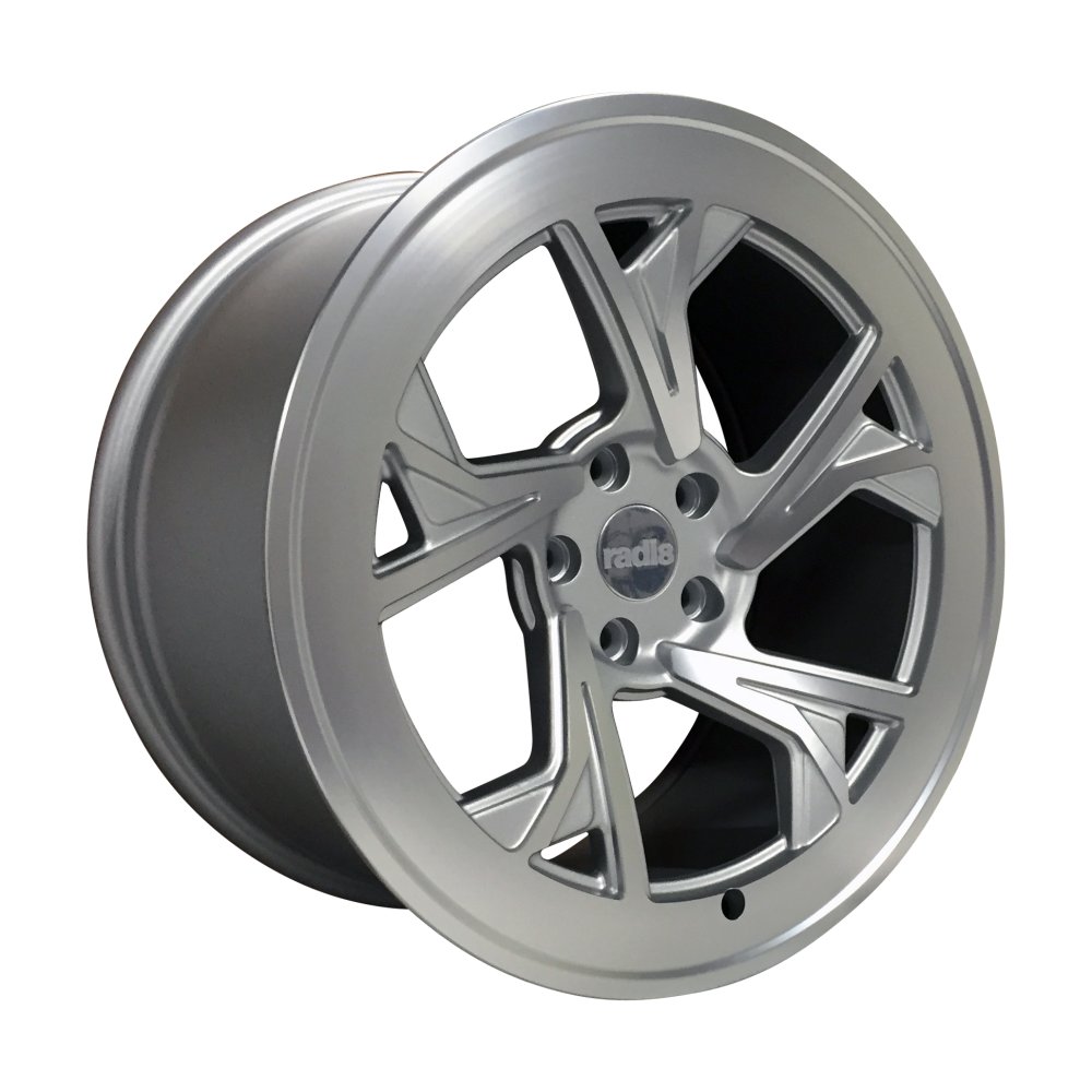 BM Autosport - NEW 19 INCH RADI8 R8C5 ALLOY WHEELS IN MATT SILVER WITH M...