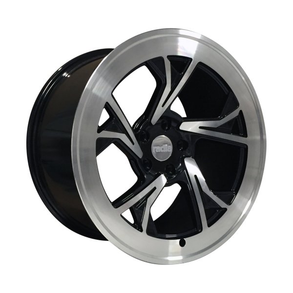 BM Autosport - NEW 19 INCH RADI8 R8C5 ALLOY WHEELS IN GLOSS BLACK WITH P...
