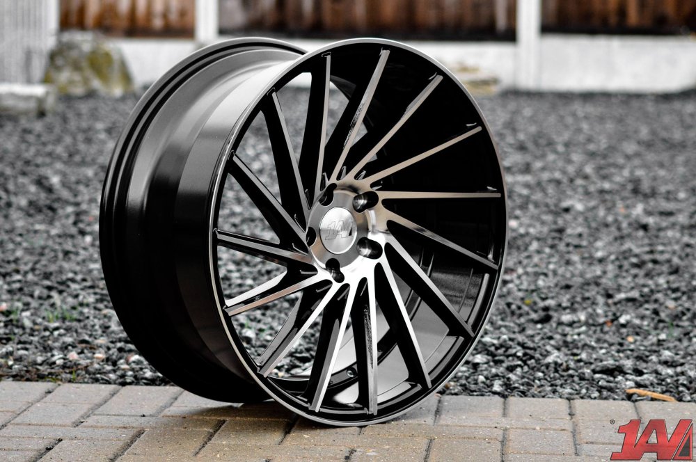 BM Autosport - New 19 Inch 1AV ZX1 Directional Alloy Wheels In Gloss Bla...
