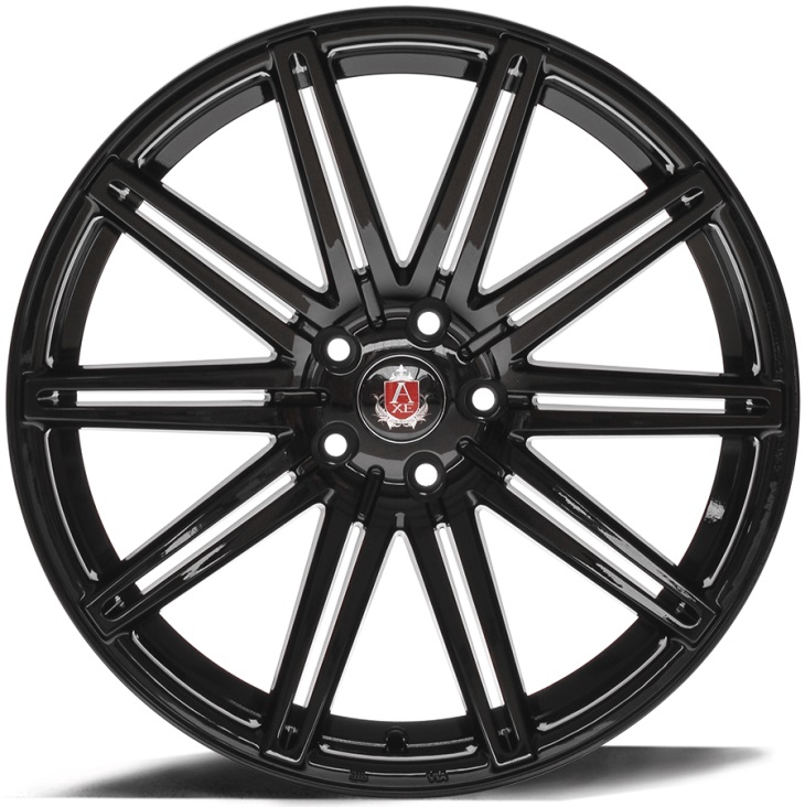 BM Autosport - NEW 20 INCH AXE EX15 ALLOY WHEELS IN GLOSS BLACK WITH DEE...