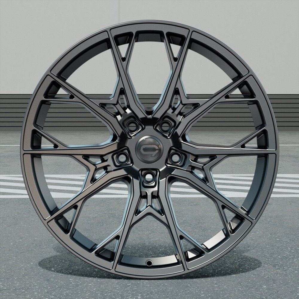 BM Autosport - NEW 20 INCH C9 SENTINAL ALLOY WHEELS IN MATT BLACK WITH D...