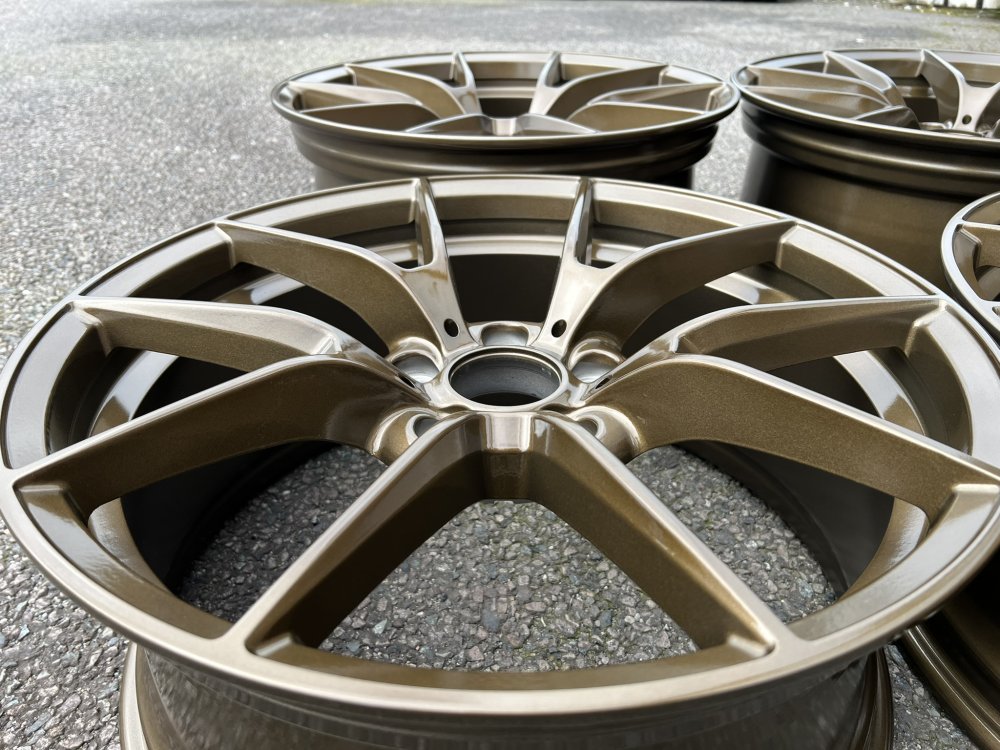 BM Autosport - New 19 Inch CS Style Alloy Wheels In Matt Bronze With Wid...