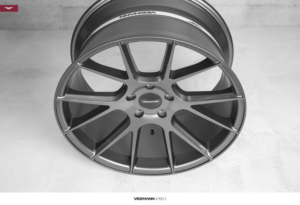 BM Autosport - NEW 18 INCH VEEMANN V-FS23 ALLOY WHEELS IN GLOSS GRAPHITE...