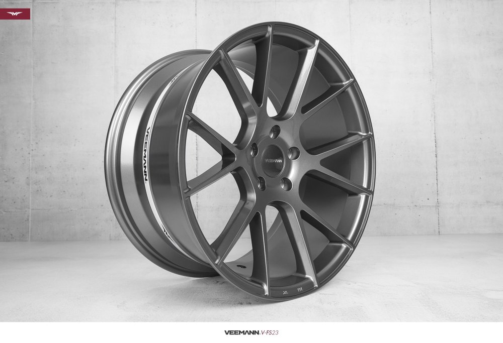 BM Autosport - NEW 18 INCH VEEMANN V-FS23 ALLOY WHEELS IN GLOSS GRAPHITE...