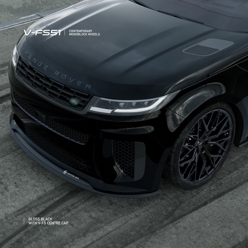 BM Autosport - NEW 23 INCH VEEMANN V-FS51 ALLOY WHEELS IN GLOSS BLACK DE...