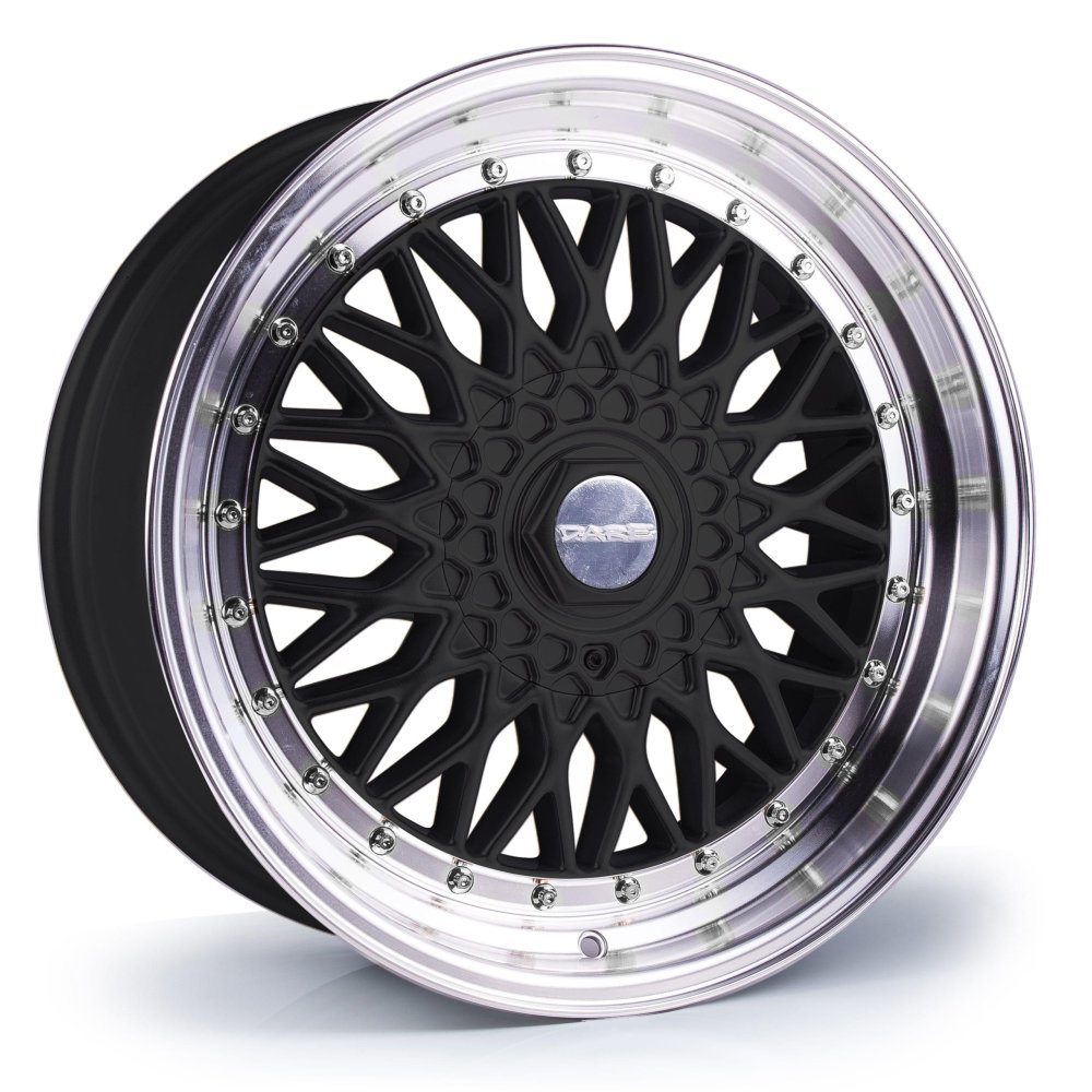 BM Autosport - NEW 15 INCH DARE DR-RS ALLOY WHEELS IN GLOSS BLACK WITH P...