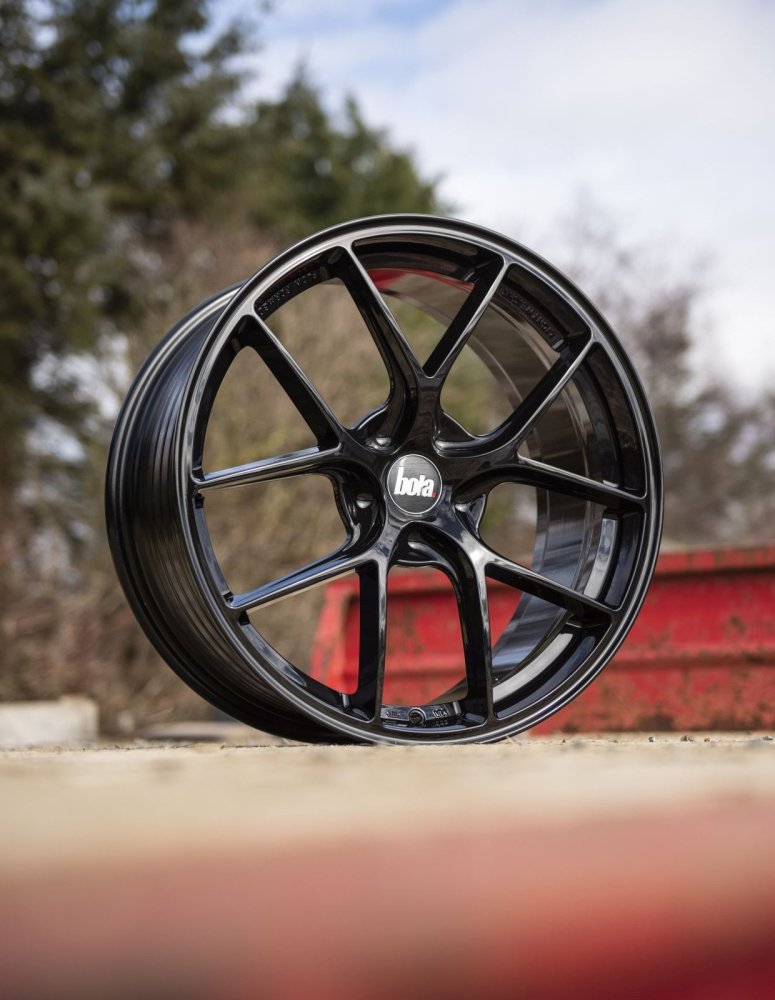 BM Autosport - New 19 Inch Bola FLE Alloy Wheels In Gloss Black, Flow Fo...
